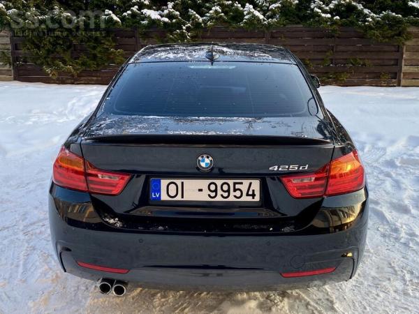 Black BMW 425 2016 in Riga, with an engine capacity of 2.00 L and mileage of 207 thousand km for 13980 €, photo 5 on AUTOMOTO.COM.LV