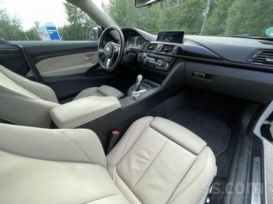 White BMW 425 2015 in Riga, with an engine capacity of 2.00 L and mileage of 223 thousand km for 12900 €, photo 15 on AUTOMOTO.COM.LV