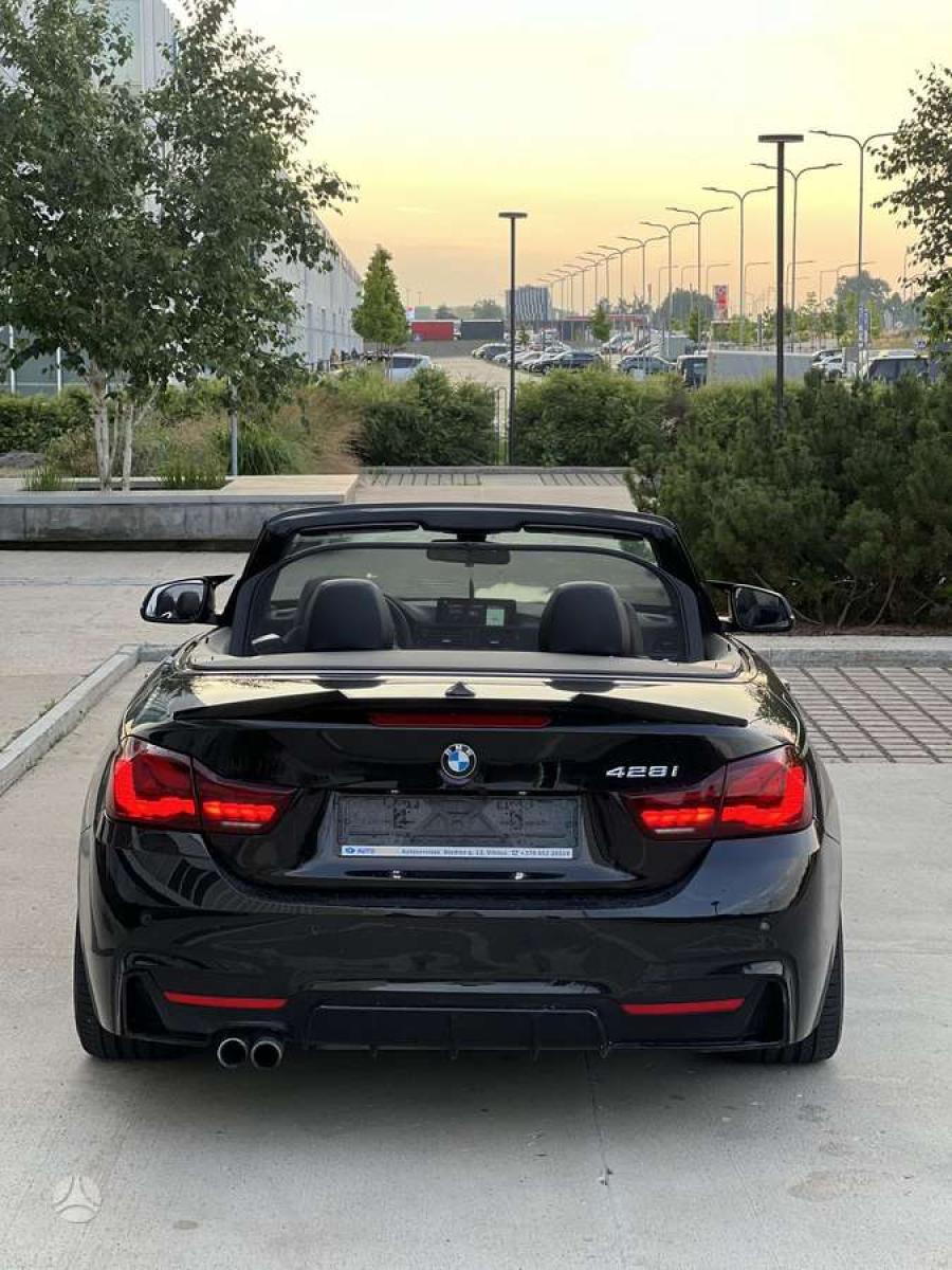 Black BMW 428 2016 in Vilnius, with an engine capacity of 2.00 L and mileage of 155 thousand km for 15900 €, photo 10 on AUTOMOTO.COM.LV