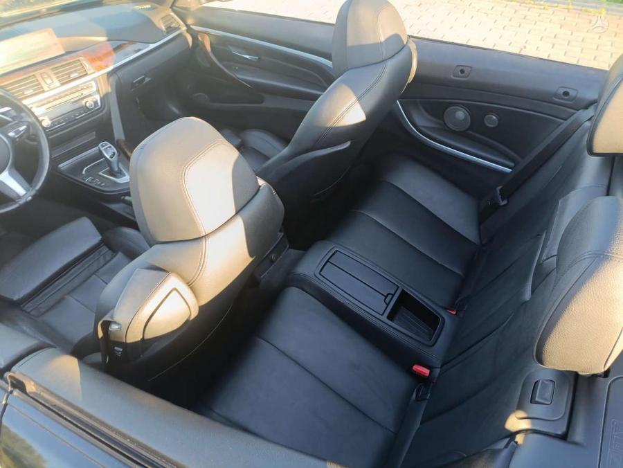 Black BMW 428 2016 in Trakai, with an engine capacity of 2.00 L and mileage of 151 thousand km for 11500 €, photo 16 on AUTOMOTO.COM.LV