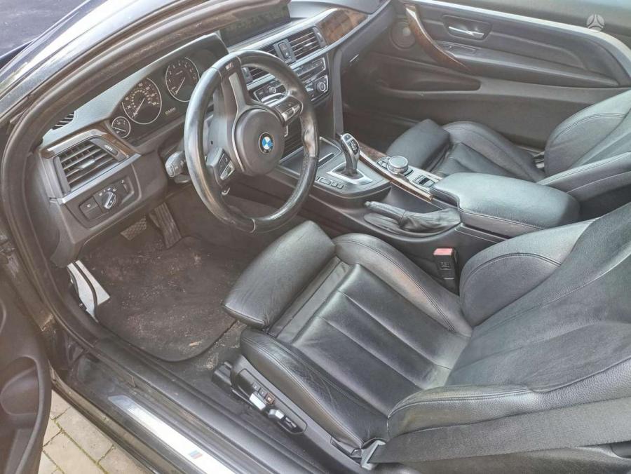 Black BMW 428 2016 in Trakai, with an engine capacity of 2.00 L and mileage of 151 thousand km for 11500 €, photo 25 on AUTOMOTO.COM.LV