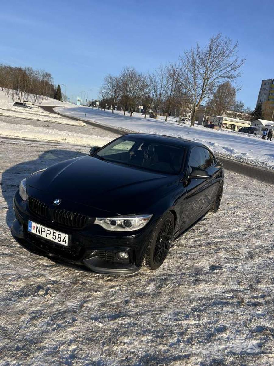 Black BMW 428 2015 in Jonava, with an engine capacity of 2.00 L and mileage of 213 thousand km for 11500 €, photo 1 on AUTOMOTO.COM.LV