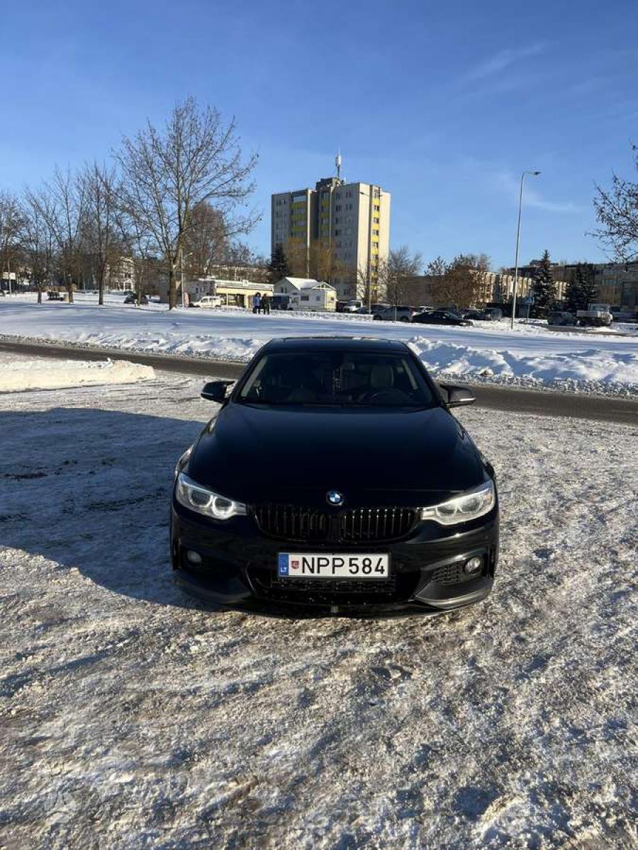 Black BMW 428 2015 in Jonava, with an engine capacity of 2.00 L and mileage of 213 thousand km for 11500 €, photo 7 on AUTOMOTO.COM.LV