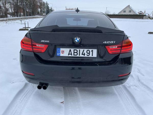 Black BMW 428 2016 in Vilkaviskis, with an engine capacity of 2.00 L and mileage of 153 thousand km for 11500 €, photo 7 on AUTOMOTO.COM.LV