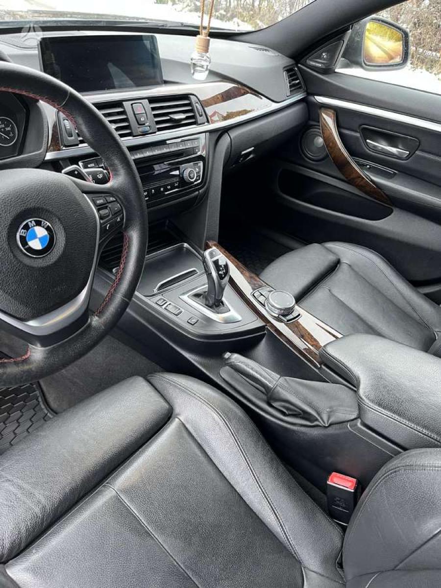 Black BMW 428 2016 in Vilkaviskis, with an engine capacity of 2.00 L and mileage of 153 thousand km for 11500 €, photo 12 on AUTOMOTO.COM.LV