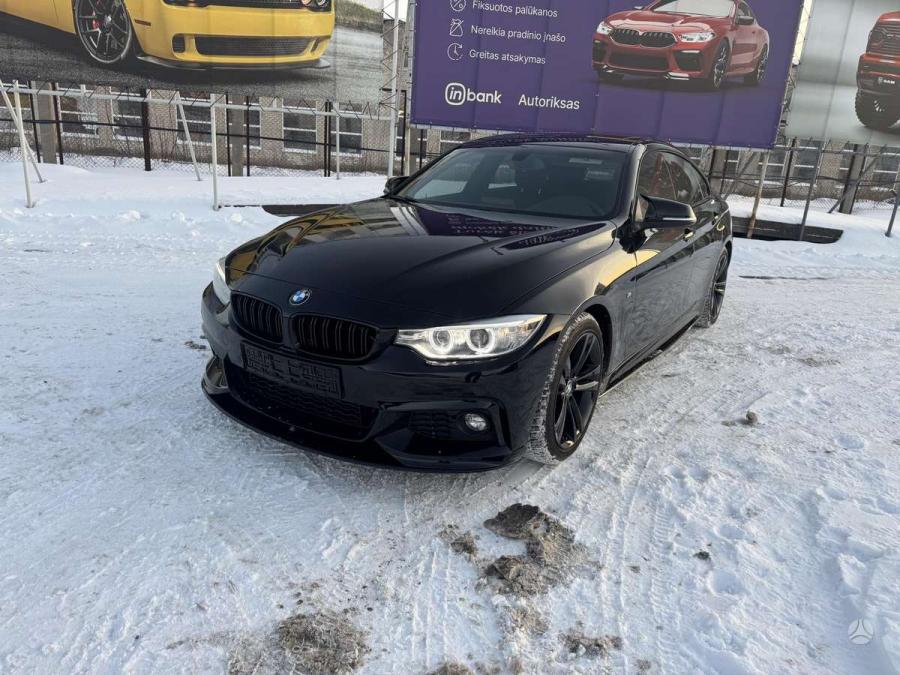 Black BMW 428 2016 in Klaipeda, with an engine capacity of 2.00 L and mileage of 200 thousand km for 13700 €, photo 1 on AUTOMOTO.COM.LV