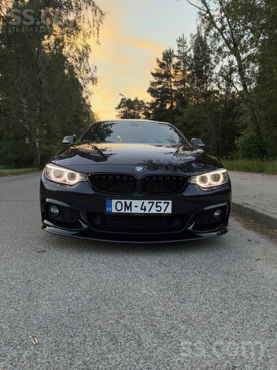 Black BMW 428 2015 in Riga, with an engine capacity of 2.00 L and mileage of 252 thousand km for 16499 €, photo 4 on AUTOMOTO.COM.LV