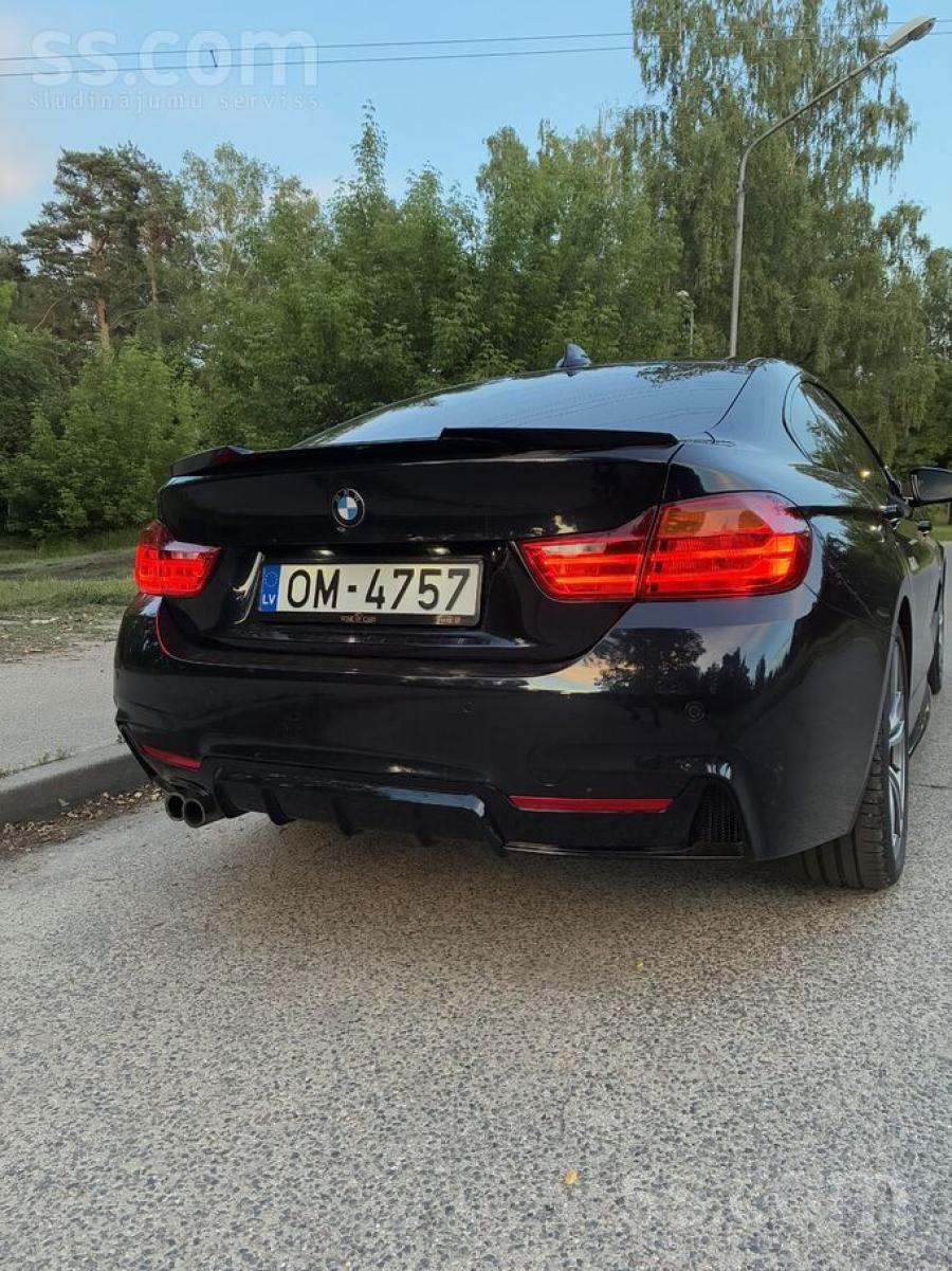 Black BMW 428 2015 in Riga, with an engine capacity of 2.00 L and mileage of 252 thousand km for 16499 €, photo 6 on AUTOMOTO.COM.LV