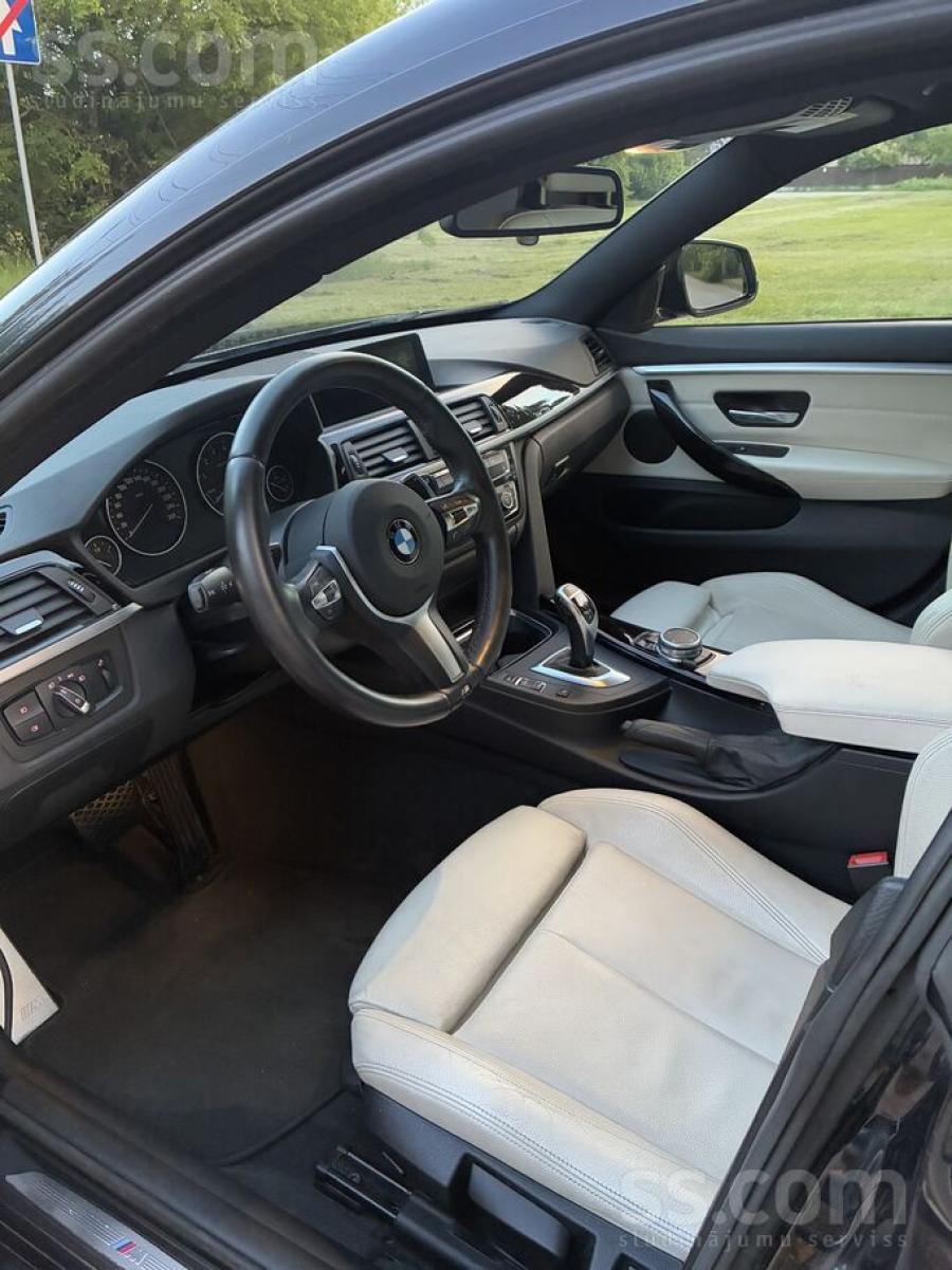 Black BMW 428 2015 in Riga, with an engine capacity of 2.00 L and mileage of 252 thousand km for 16499 €, photo 9 on AUTOMOTO.COM.LV