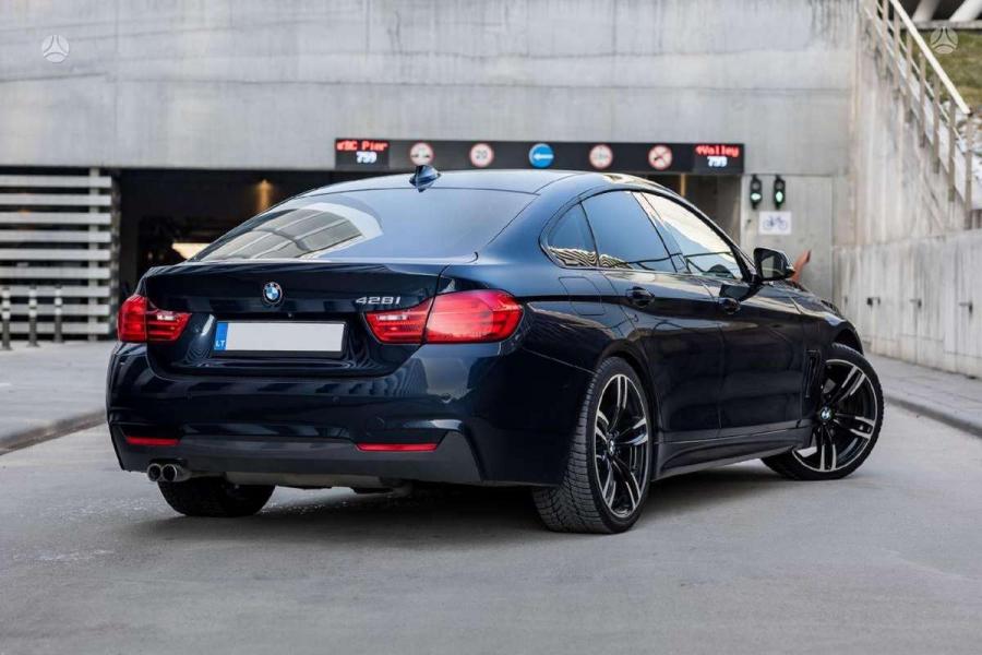 Blue BMW 428 2015 in Vilnius, with an engine capacity of 2.00 L and mileage of 199 thousand km for 12900 €, photo 9 on AUTOMOTO.COM.LV