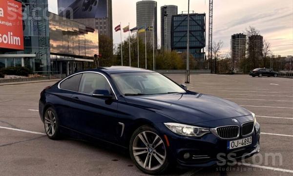Blue BMW 428 2015 in Riga, with an engine capacity of 2.00 L and mileage of 155 thousand km for 12900 €, photo 2 on AUTOMOTO.COM.LV