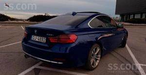 Blue BMW 428 2015 in Riga, with an engine capacity of 2.00 L and mileage of 155 thousand km for 12900 €, photo 8 on AUTOMOTO.COM.LV