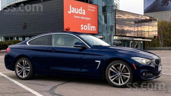 Blue BMW 428 2015 in Riga, with an engine capacity of 2.00 L and mileage of 155 thousand km for 12900 €, photo 1 on AUTOMOTO.COM.LV