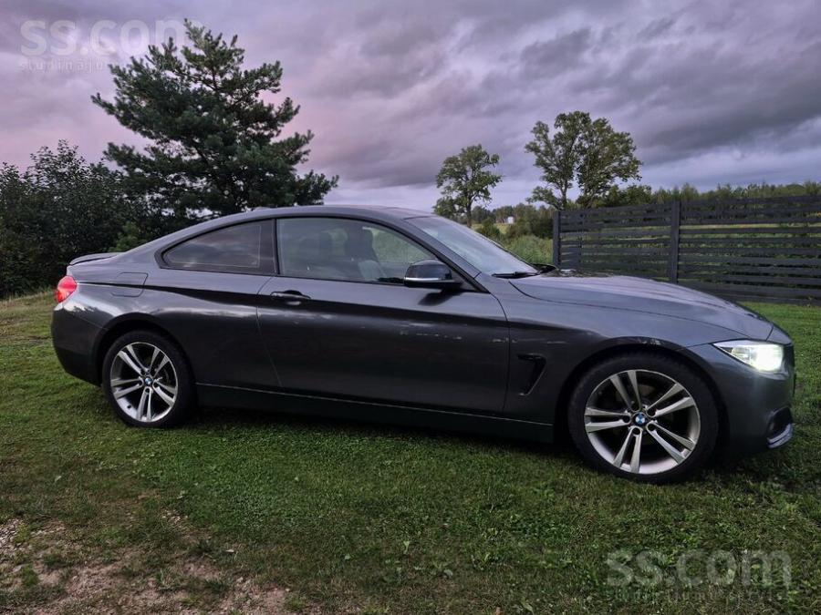 Grey BMW 428 2014 in Riga, with an engine capacity of 2.00 L and mileage of 256 thousand km for 11300 €, photo 1 on AUTOMOTO.COM.LV