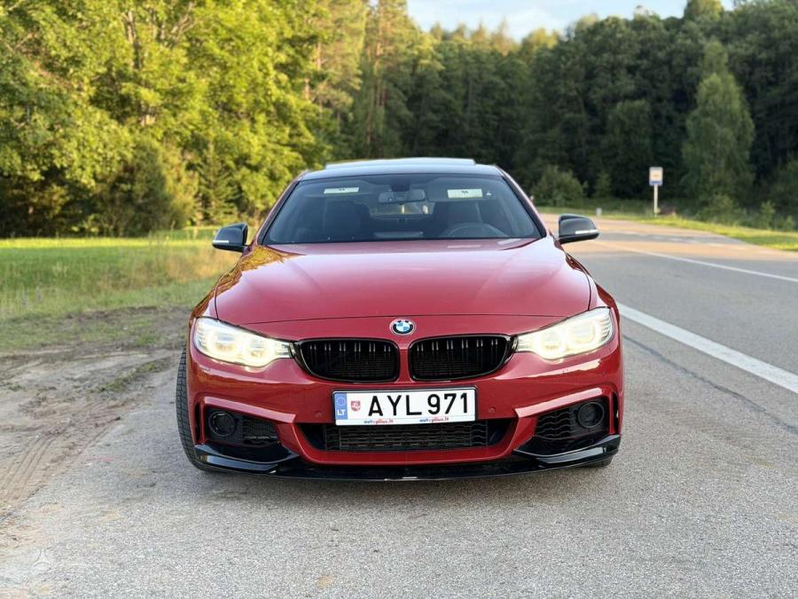 Red BMW 428 2014 in Vilnius, with an engine capacity of 2.00 L and mileage of 253 thousand km for 14200 €, photo 3 on AUTOMOTO.COM.LV