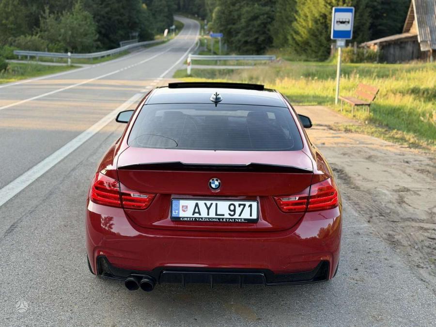 Red BMW 428 2014 in Vilnius, with an engine capacity of 2.00 L and mileage of 253 thousand km for 14200 €, photo 6 on AUTOMOTO.COM.LV