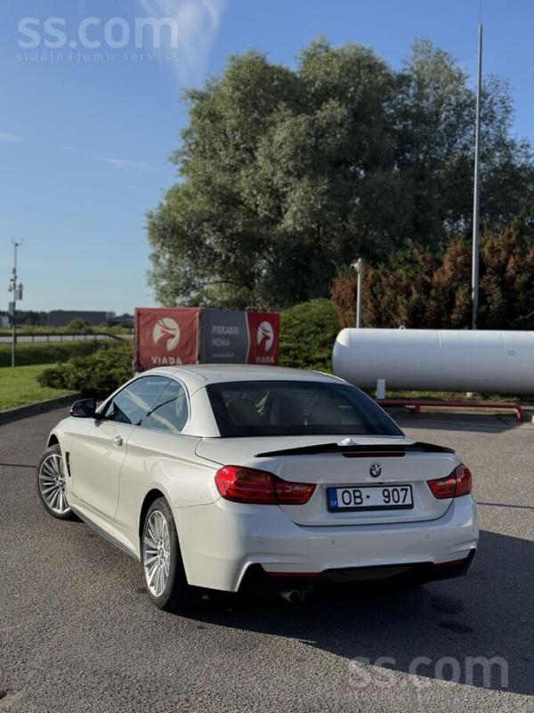 White BMW 428 2015 in Riga, with an engine capacity of 2.80 L and mileage of 256 thousand km for 17500 €, photo 4 on AUTOMOTO.COM.LV