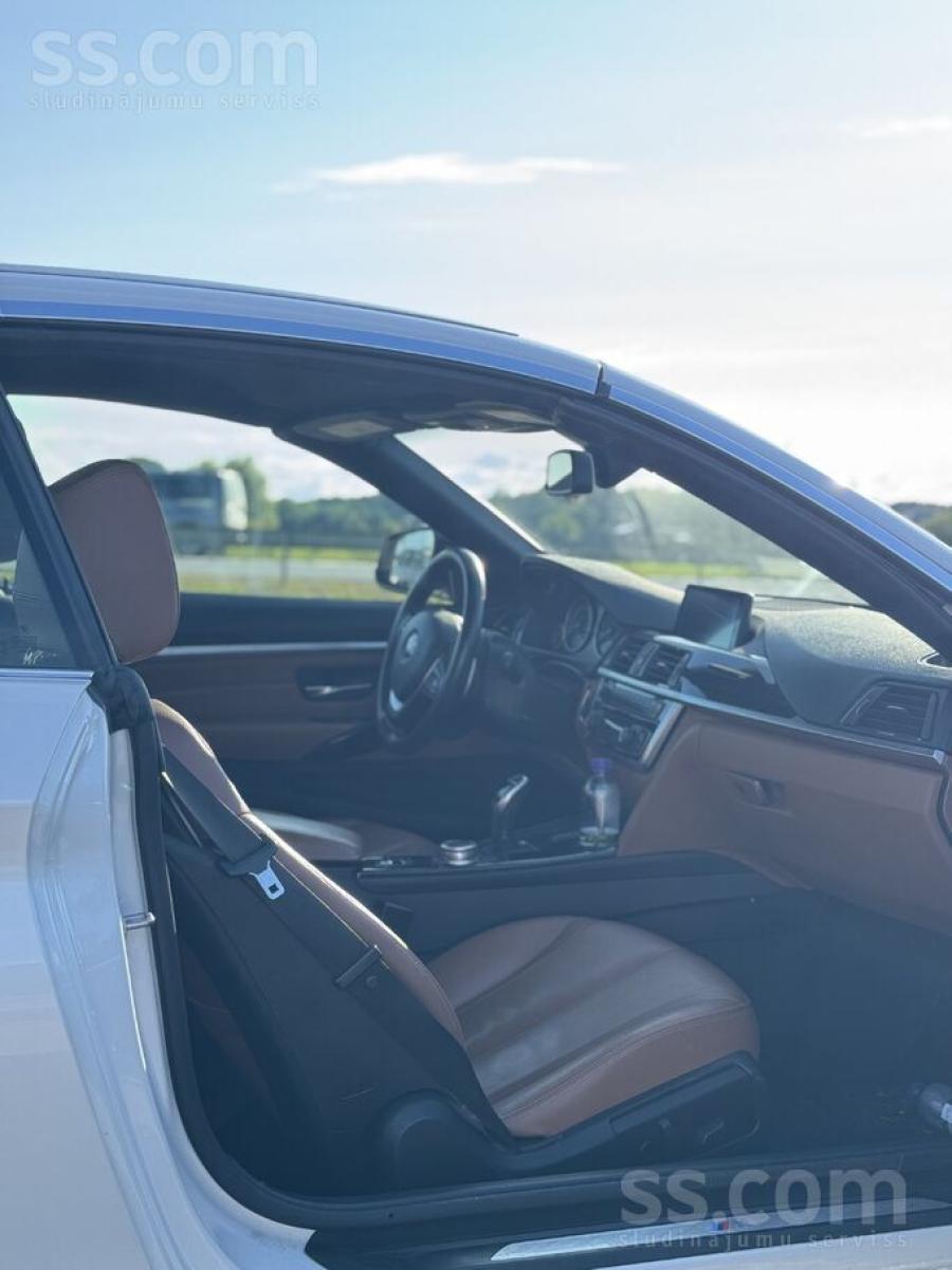 White BMW 428 2015 in Riga, with an engine capacity of 2.80 L and mileage of 256 thousand km for 17500 €, photo 6 on AUTOMOTO.COM.LV