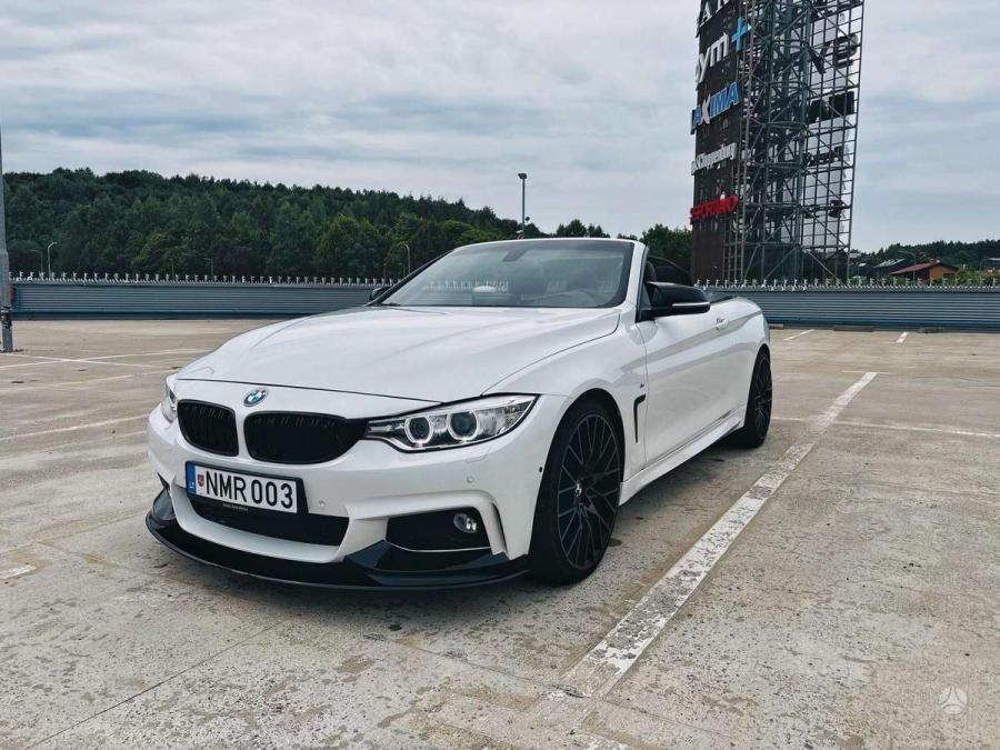 White BMW 428 2015 in Vilnius, with an engine capacity of 2.00 L and mileage of 165 thousand km for 13950 €, photo 1 on AUTOMOTO.COM.LV