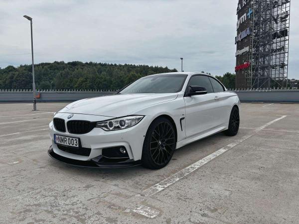 White BMW 428 2015 in Vilnius, with an engine capacity of 2.00 L and mileage of 165 thousand km for 13950 €, photo 3 on AUTOMOTO.COM.LV