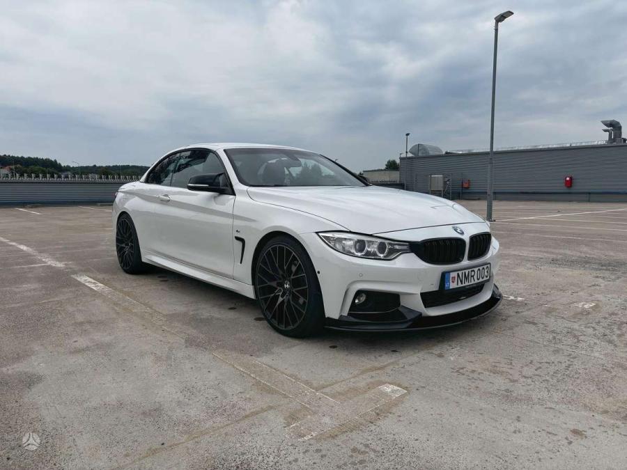 White BMW 428 2015 in Vilnius, with an engine capacity of 2.00 L and mileage of 165 thousand km for 13950 €, photo 5 on AUTOMOTO.COM.LV
