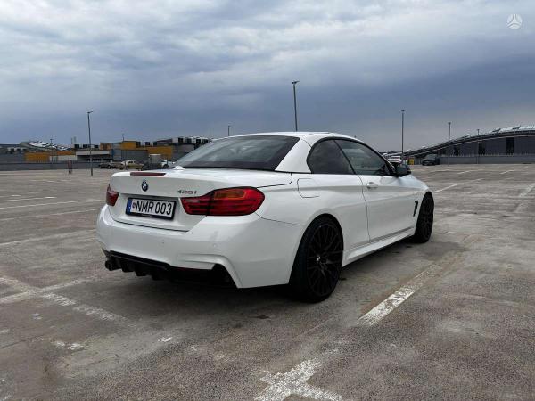 White BMW 428 2015 in Vilnius, with an engine capacity of 2.00 L and mileage of 165 thousand km for 13950 €, photo 5 on AUTOMOTO.COM.LV