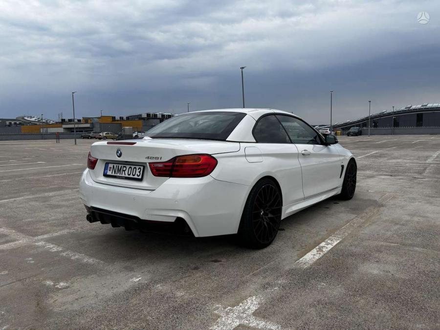 White BMW 428 2015 in Vilnius, with an engine capacity of 2.00 L and mileage of 165 thousand km for 13950 €, photo 6 on AUTOMOTO.COM.LV