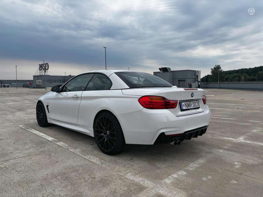 White BMW 428 2015 in Vilnius, with an engine capacity of 2.00 L and mileage of 165 thousand km for 13950 €, photo 7 on AUTOMOTO.COM.LV