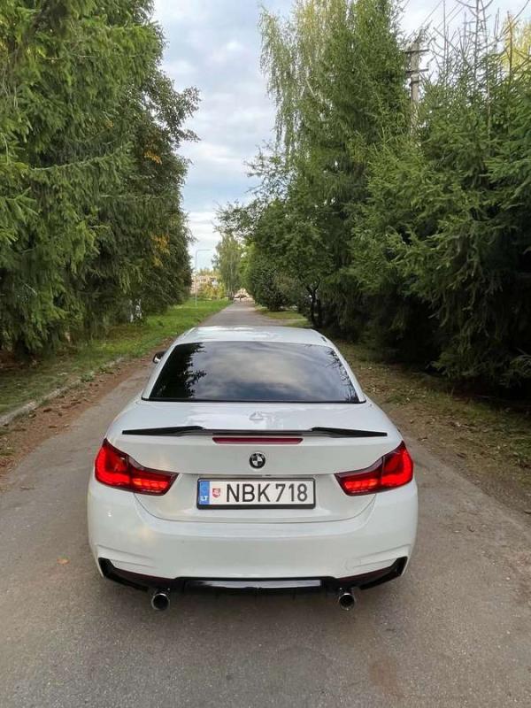 White BMW 428 2015 in Panevezys, with an engine capacity of 2.00 L and mileage of 190 thousand km for 13500 €, photo 6 on AUTOMOTO.COM.LV
