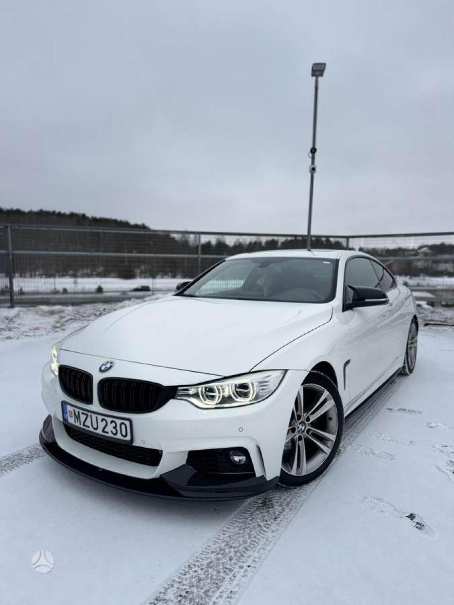 White BMW 428 2015 in Vilnius, with an engine capacity of 2.00 L and mileage of 210 thousand km for 14000 €, photo 2 on AUTOMOTO.COM.LV