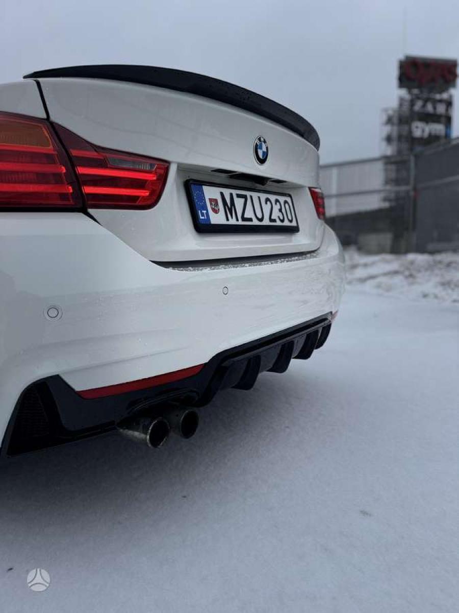 White BMW 428 2015 in Vilnius, with an engine capacity of 2.00 L and mileage of 210 thousand km for 14000 €, photo 10 on AUTOMOTO.COM.LV