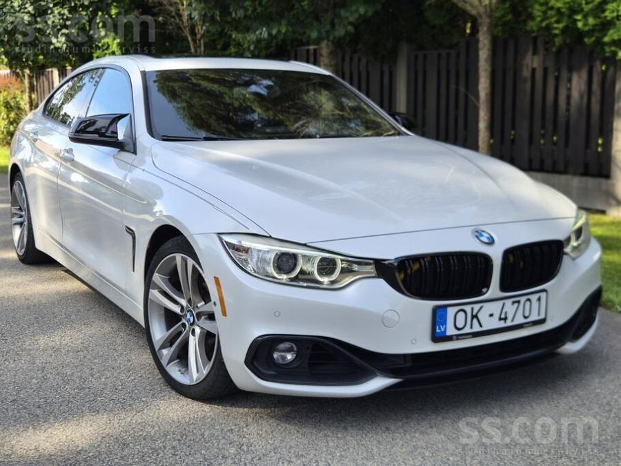 White BMW 428 2015 in Riga, with an engine capacity of 2.00 L and mileage of 160 thousand km for 13900 €, photo 2 on AUTOMOTO.COM.LV