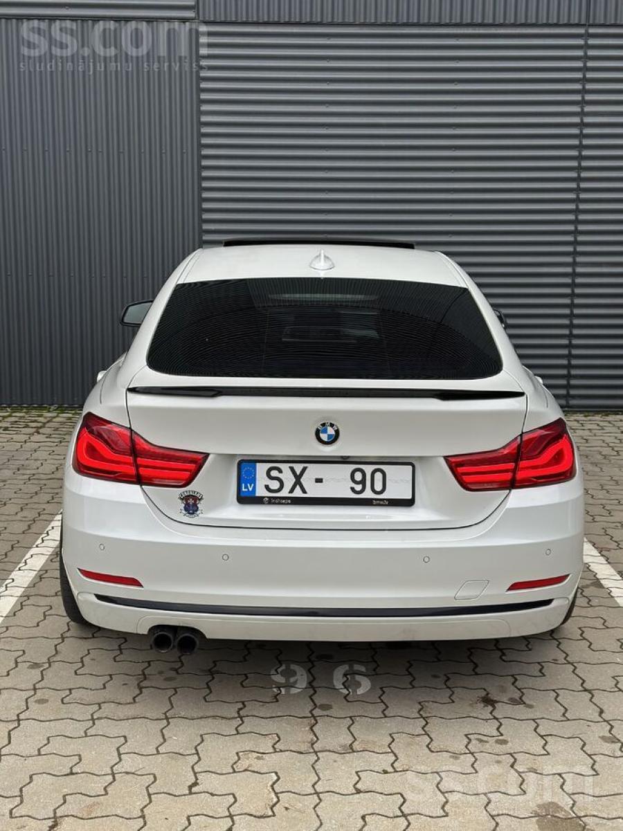 White BMW 428 2015 in Riga, with an engine capacity of 2.00 L and mileage of 160 thousand km for 16700 €, photo 4 on AUTOMOTO.COM.LV