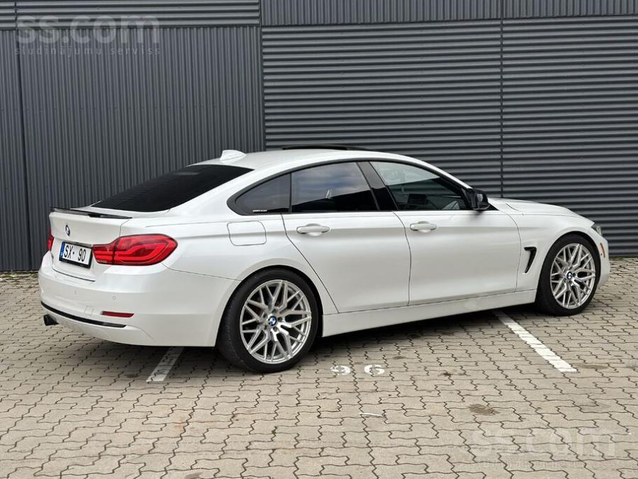 White BMW 428 2015 in Riga, with an engine capacity of 2.00 L and mileage of 160 thousand km for 16700 €, photo 5 on AUTOMOTO.COM.LV