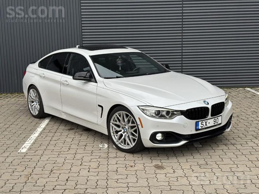 White BMW 428 2015 in Riga, with an engine capacity of 2.00 L and mileage of 160 thousand km for 16700 €, photo 7 on AUTOMOTO.COM.LV