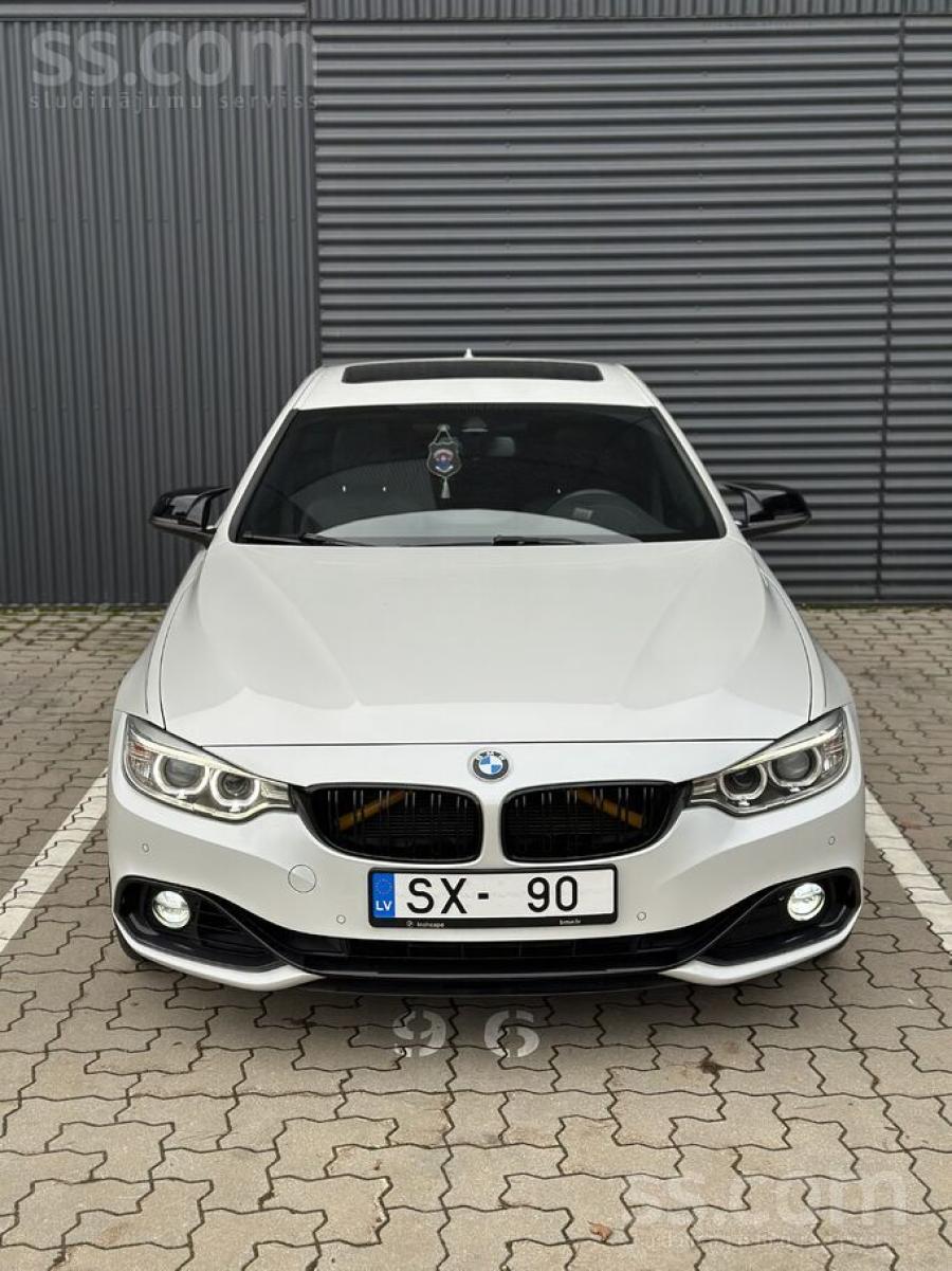 White BMW 428 2015 in Riga, with an engine capacity of 2.00 L and mileage of 160 thousand km for 16700 €, photo 8 on AUTOMOTO.COM.LV