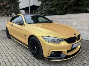 Yellow BMW 428 2015 in Vilnius, with an engine capacity of 2.00 L and mileage of 250 thousand km for 13500 €, photo 4 on AUTOMOTO.COM.LV