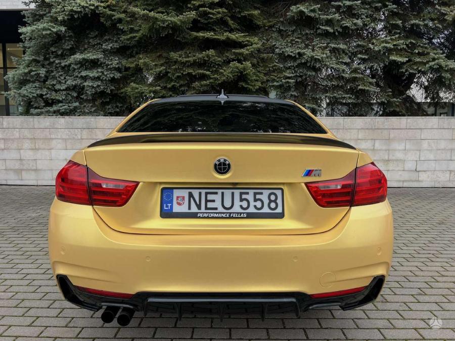 Yellow BMW 428 2015 in Vilnius, with an engine capacity of 2.00 L and mileage of 250 thousand km for 13500 €, photo 8 on AUTOMOTO.COM.LV