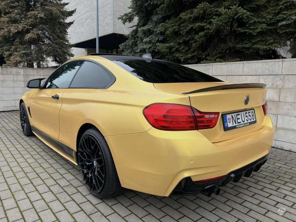 Yellow BMW 428 2015 in Vilnius, with an engine capacity of 2.00 L and mileage of 250 thousand km for 13500 €, photo 9 on AUTOMOTO.COM.LV