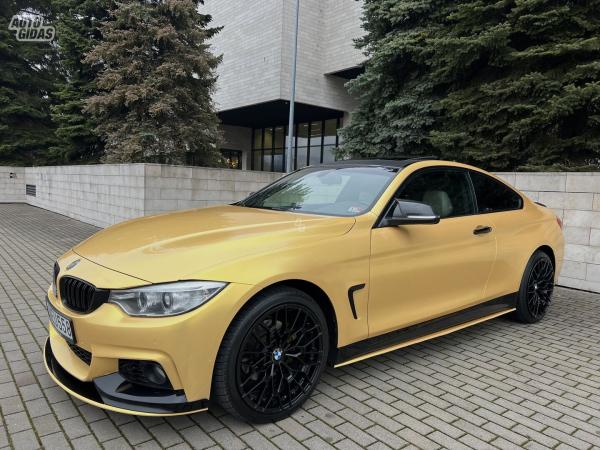 Yellow BMW 428 2015 in Vilnius, with an engine capacity of 2.00 L and mileage of 250 thousand km for 13500 €, photo 2 on AUTOMOTO.COM.LV