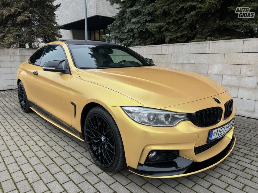 Yellow BMW 428 2015 in Vilnius, with an engine capacity of 2.00 L and mileage of 250 thousand km for 13500 €, photo 4 on AUTOMOTO.COM.LV