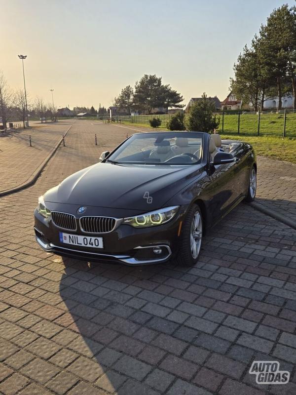 Black BMW 430 2018 in Vilnius, with an engine capacity of 2.00 L and mileage of 208 thousand km for 13999 €, photo 1 on AUTOMOTO.COM.LV