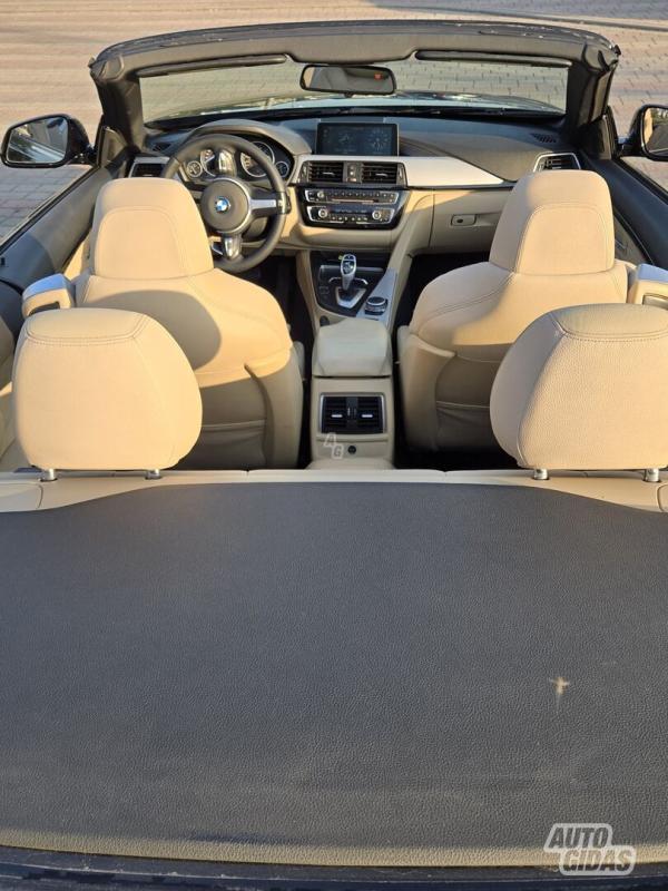 Black BMW 430 2018 in Vilnius, with an engine capacity of 2.00 L and mileage of 208 thousand km for 13999 €, photo 4 on AUTOMOTO.COM.LV
