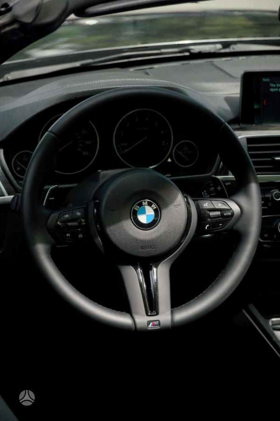 Black BMW 430 2018 in Kaunas, with an engine capacity of 2.00 L and mileage of 162 thousand km for 18300 €, photo 15 on AUTOMOTO.COM.LV