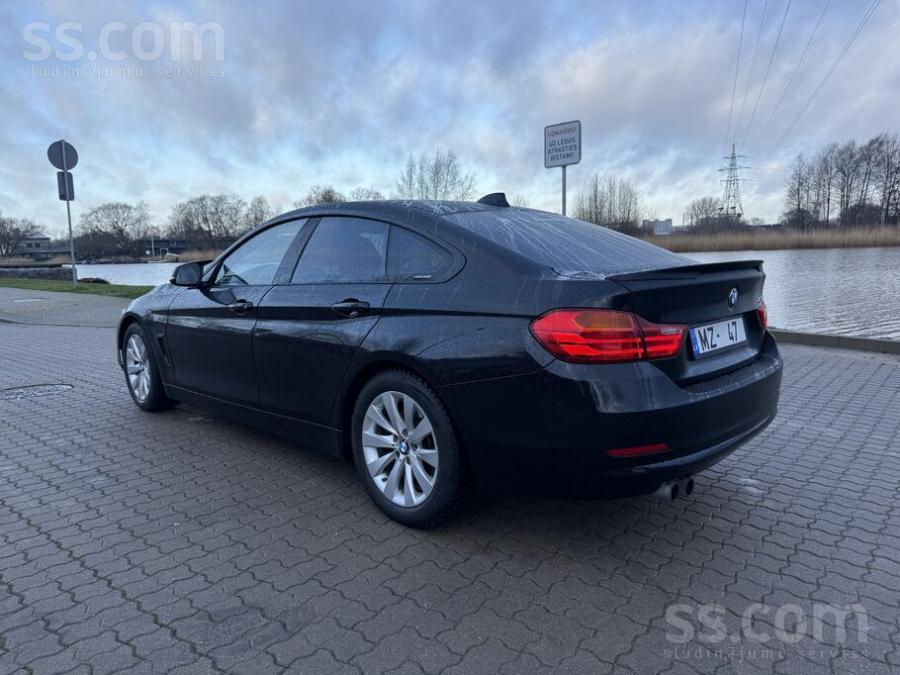 Black BMW 430 2015 in Liepaja, with an engine capacity of 3.00 L and mileage of 282 thousand km for 12490 €, photo 6 on AUTOMOTO.COM.LV