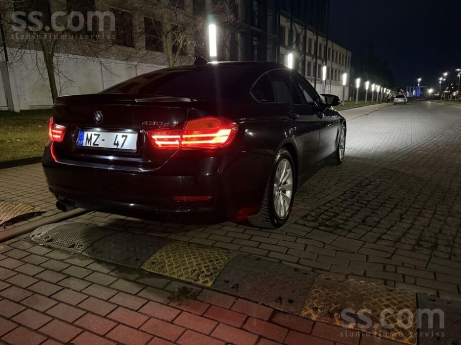Black BMW 430 2015 in Liepaja, with an engine capacity of 3.00 L and mileage of 282 thousand km for 12490 €, photo 27 on AUTOMOTO.COM.LV