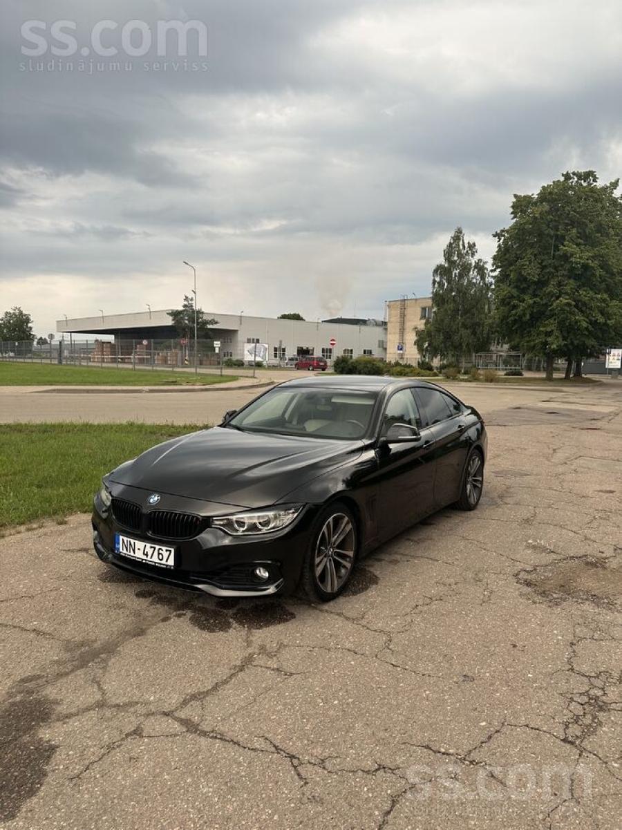 Black BMW 430 2015 in Riga, with an engine capacity of 3.00 L and mileage of 284 thousand km for 13499 €, photo 1 on AUTOMOTO.COM.LV
