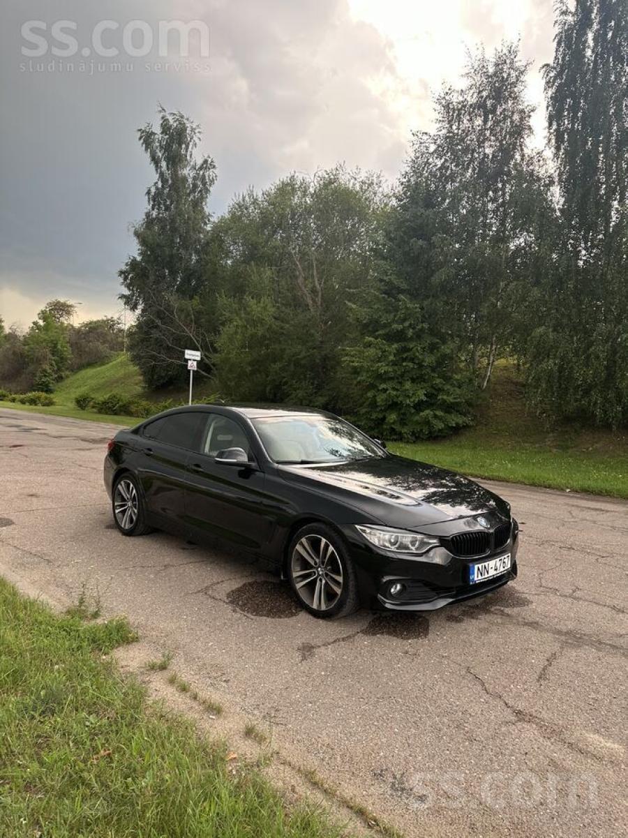 Black BMW 430 2015 in Riga, with an engine capacity of 3.00 L and mileage of 284 thousand km for 13499 €, photo 3 on AUTOMOTO.COM.LV