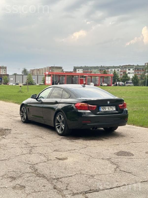 Black BMW 430 2015 in Riga, with an engine capacity of 3.00 L and mileage of 284 thousand km for 13499 €, photo 6 on AUTOMOTO.COM.LV