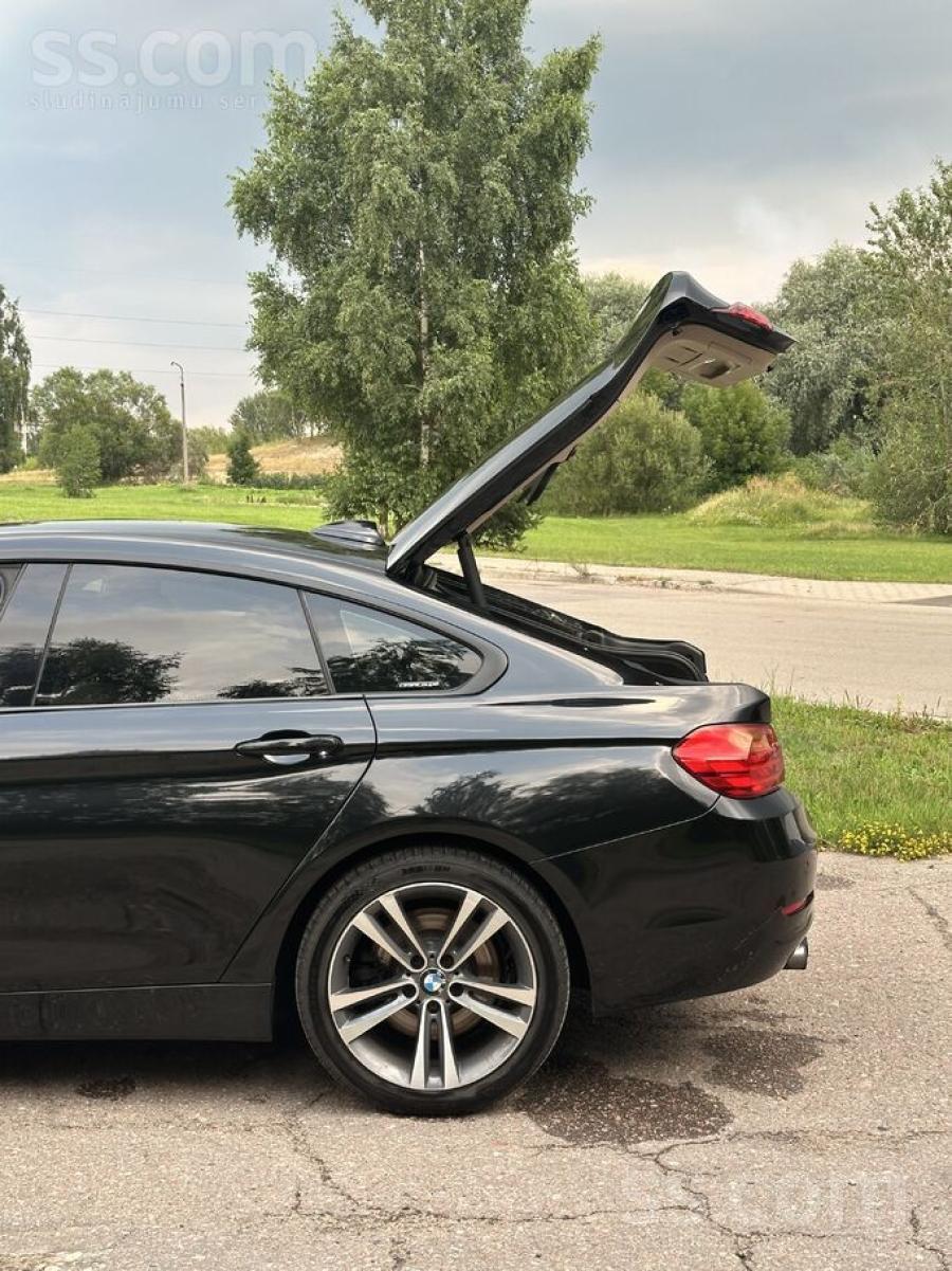 Black BMW 430 2015 in Riga, with an engine capacity of 3.00 L and mileage of 284 thousand km for 13499 €, photo 8 on AUTOMOTO.COM.LV
